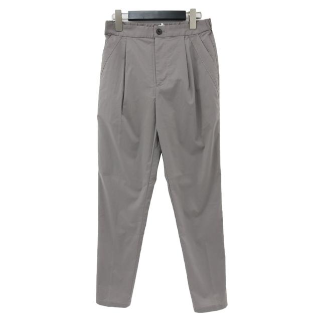 GALERIE VIE ギャルリー ヴィー パンツ テーパードパンツ ブラウン 32(5号) 23秋冬 タックパンツ ストレッチ ボトムス  日本製 ズボン シンプル オフィス カジュアル 大人 きれいめ【レディース】【中古】【美品】【K4090】