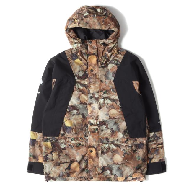 Supreme シュプリーム ジャケット サイズ:S THE NORTH FACE ノースフェイス リーフ柄 マウンテン ライト ジャケット Mountain Light Jacket 16AW マルチカラーリーブス アウター ブルゾン コート コラボ【メンズ】【中古】【美品】【K3840】