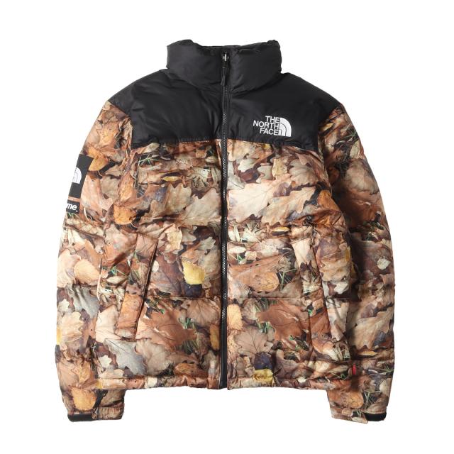 Supreme シュプリーム ジャケット サイズ:S THE NORTH FACE リーフハンティングカモ ヌプシ ダウンジャケット (Nuptse Jacket) 迷彩 アウター ブルゾン 上着 コラボ【メンズ】【中古】【K4259】
