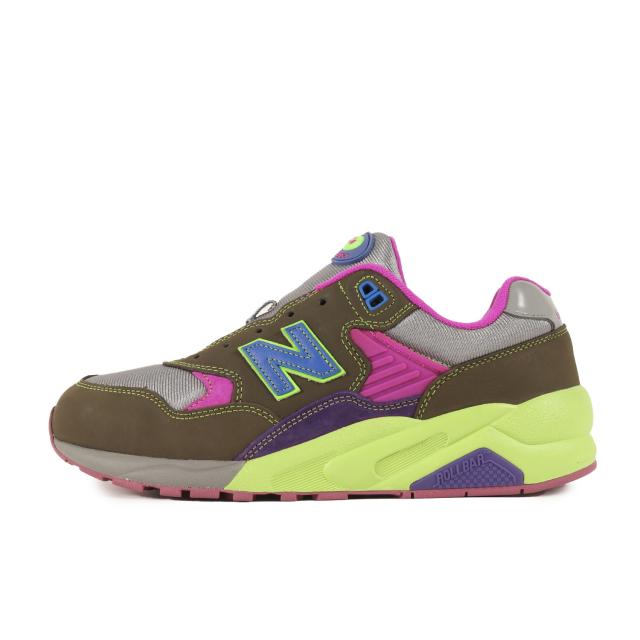 NEW BALANCE ニューバランス サイズ:27.5cm 22AW STRAY RATS MT580 ST2 カーキ グレー US9.5 D ローカット スニーカー シューズ 靴 コラボ【メンズ】【K4288】