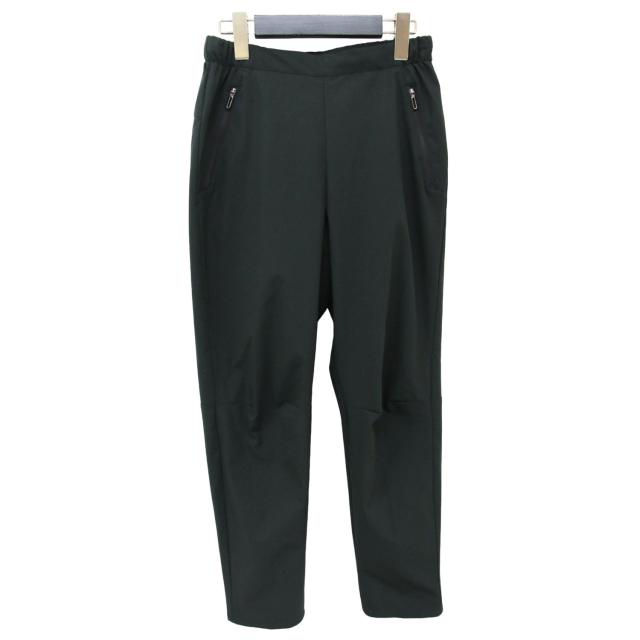 DESCENTE デサント パンツ ブラック 黒 サイズ:M AIRY TRANSFER ロング パンツ / トレーニングパンツ ストレッチ テーパード はっ水 ボトムス ズボン【レディース】【中古】【美品】【K4300】