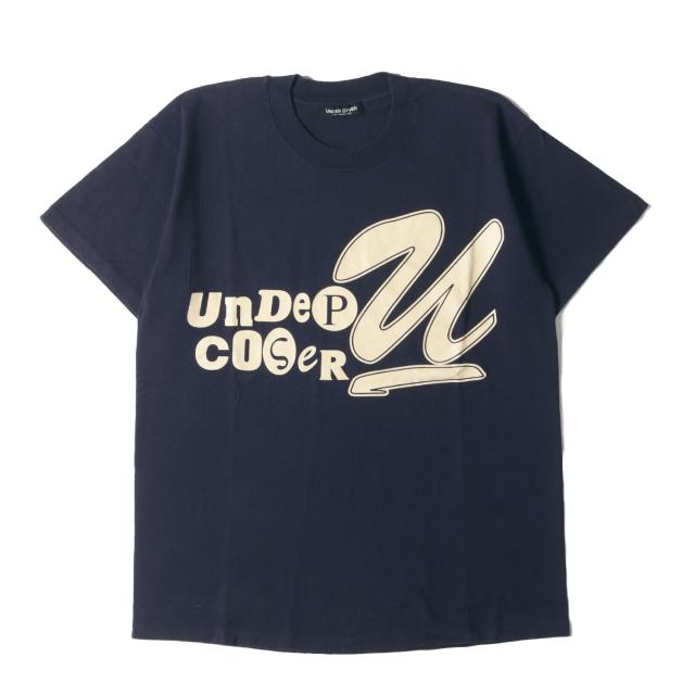 UNDERCOVER アンダーカバー Tシャツ サイズ:記載なし(L位) / 90s 初期モデル WIRE期 UNDEP COSER クルーネック Tシャツ (1996年モデル) / ネイビー 紺 / トップス カットソー 半袖 / アーカイブ【メンズ】【中古】【K4338】