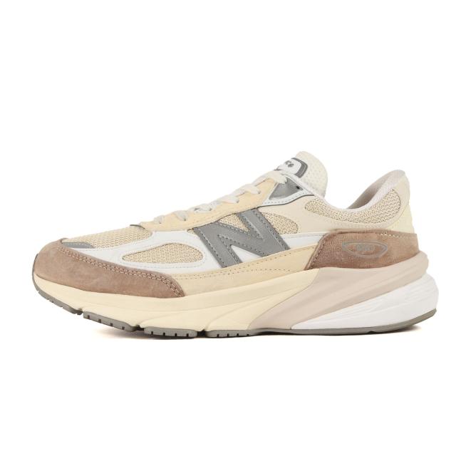 NEW BALANCE ニューバランス サイズ:27.5cm / 23SS M990 SS6 CREAM (MADE IN USA) / クリーム / US9.5 / ローカット スニーカー シューズ 靴【メンズ】【中古】【K4340】