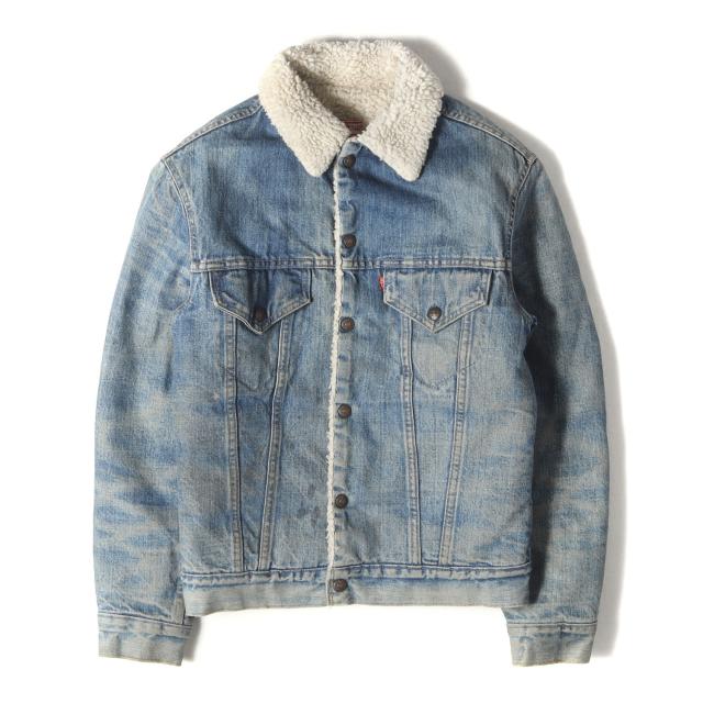 Levis / vintage ヴィンテージ リーバイス ジャケット サイズ:36 / 70〜80s 70605-0213 デニム ボア ジャケット / Gジャン / インディゴ ブルー 35% / アウター ブルゾン 上着【メンズ】【中古】【K4353】