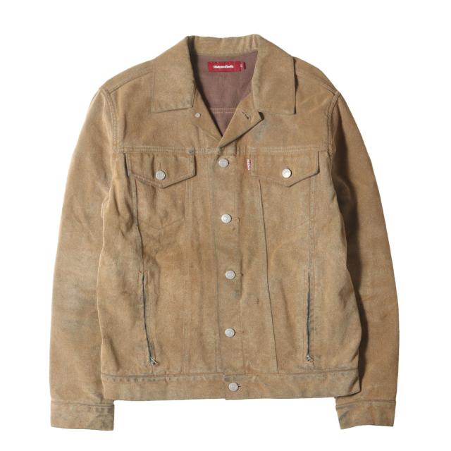 HideandSeek ハイドアンドシーク ジャケット サイズ:L / フェイクスウェード 3rdタイプ ジャケット / ベージュ / アウター ブルゾン 上着【メンズ】【中古】【K4358】