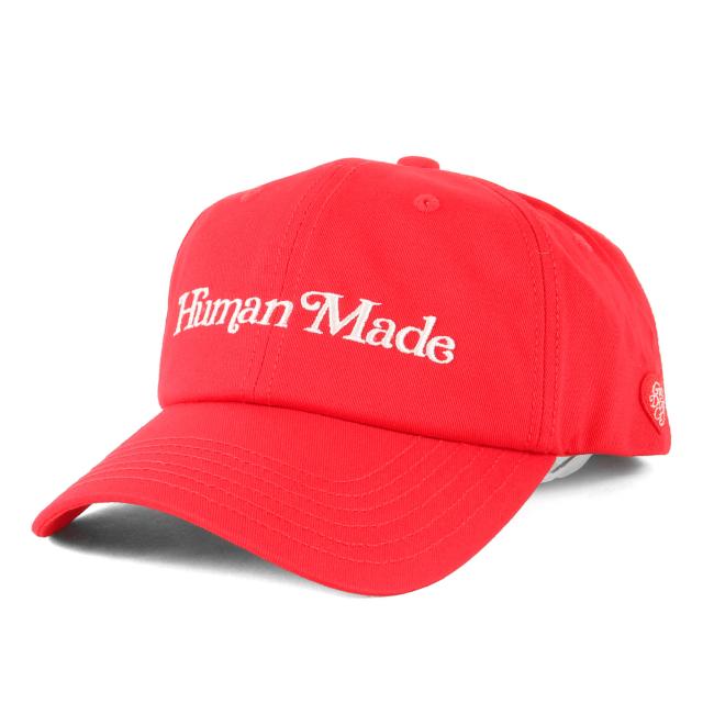 HUMAN MADE ヒューマンメイド キャップ / Girls Dont Cry ロゴ刺繍 6パネルキャップ / レッド / ブランド 帽子 コラボ 【メンズ】【K4360】