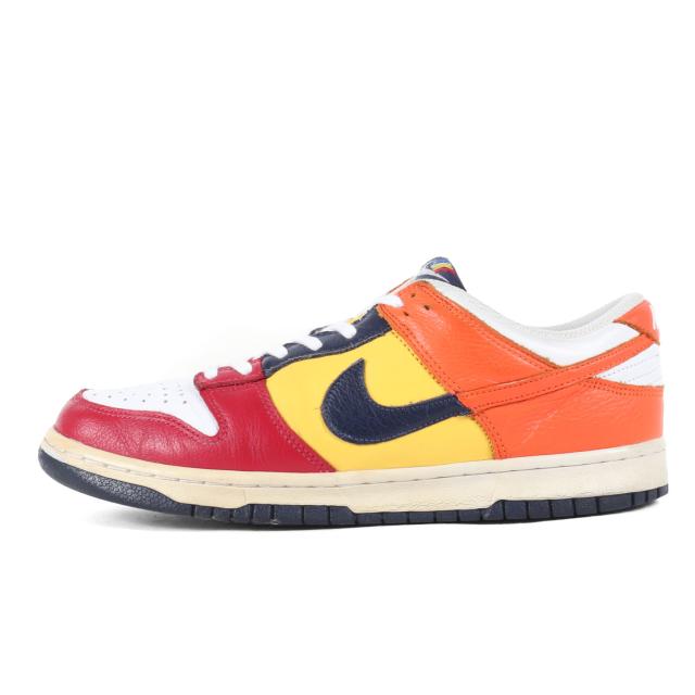 NIKE ナイキ サイズ:27.5cm / DUNK LOW JP QS WHAT THE (AA4414-400) / ダンク ロー ワット ザ ホワット / ミッドナイトネイビー バーシティメイズ / US9.5 / ローカット スニーカー シューズ 靴【メンズ】【中古】【K4365】
