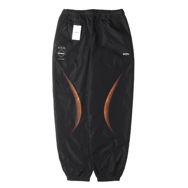 F.C.Real Bristol エフシーレアルブリストル パンツ サイズ:XL / 25SS ナイロンタフタ イージーパンツ (PRACTICE EASY PANTS) / ブラック 黒 / ボトムス ズボン 軽量 撥水 防風【メンズ】【K4369】