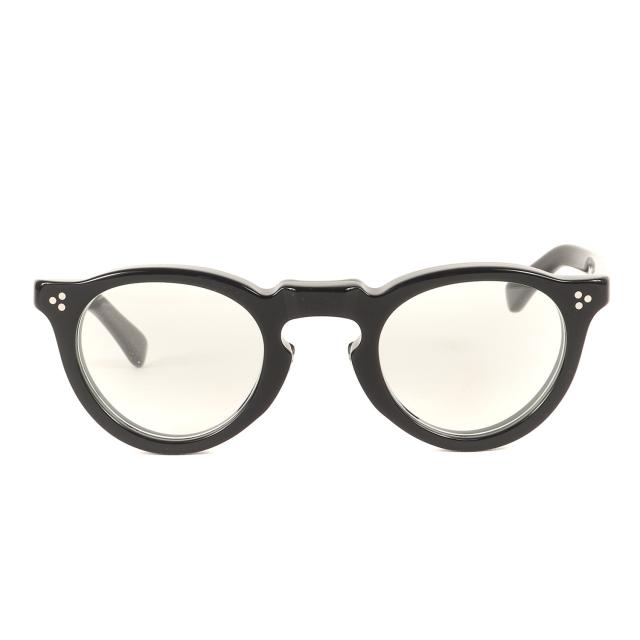 EVILACT イーブルアクト クリアレンズ サングラス (GREEVES) / ブラックフレーム クリアレンズ / 47□28-145 / ブランド 眼鏡 / ファッション 小物【メンズ】【中古】【K4375】