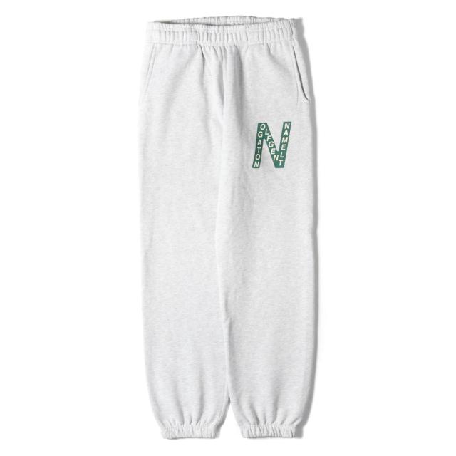 Captains Helm Tokyo キャプテンズヘルム パンツ サイズ:L / 23SS GOLF Nロゴ スウェットパンツ (INITIAL N SWEAT PANTS) / アッシュグレー / ボトムス ズボン【メンズ】【中古】【美品】【K4381】