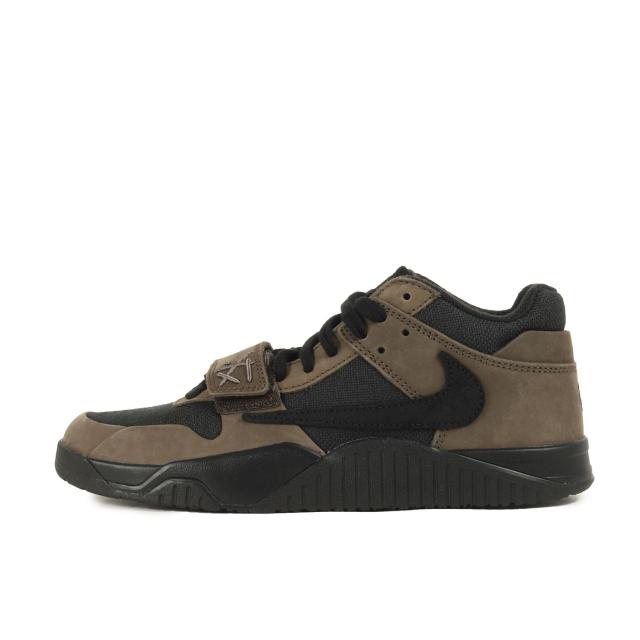 NIKE ナイキ サイズ:26.0cm / TRAVIS SCOTT JUMPMAN JACK TR DARK MOCHA (FZ8117-204) トラビス スコット ジャンプマン ジャック / ダークモカ ブラック / US8 / スニーカー シューズ 靴 / コラボ 別注【メンズ】【K4389】