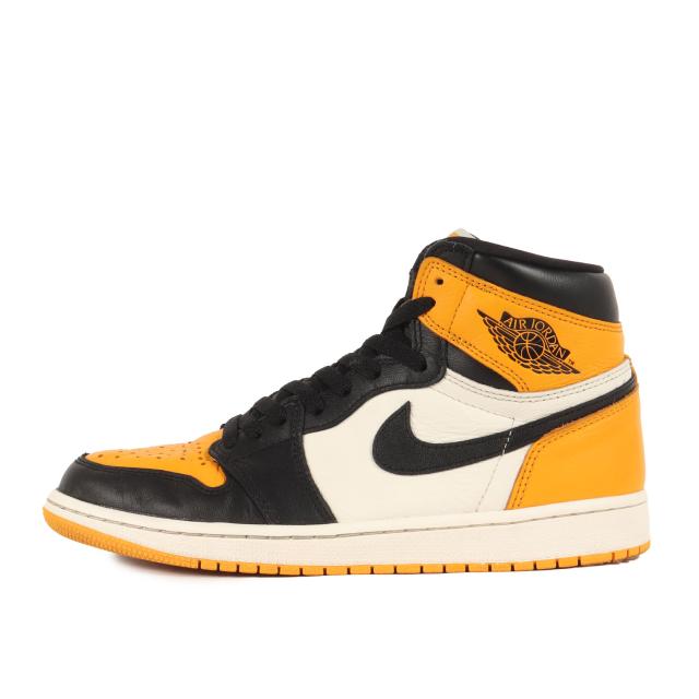 NIKE ナイキ サイズ:27.0cm / AIR JORDAN 1 RETRO HIGH OG TAXI (555088-711) / エアジョーダン1 レトロ ハイ / タクシー ブラック / US9 / ハイカット スニーカー シューズ 靴 バッシュ【メンズ】【中古】【美品】【K4393】
