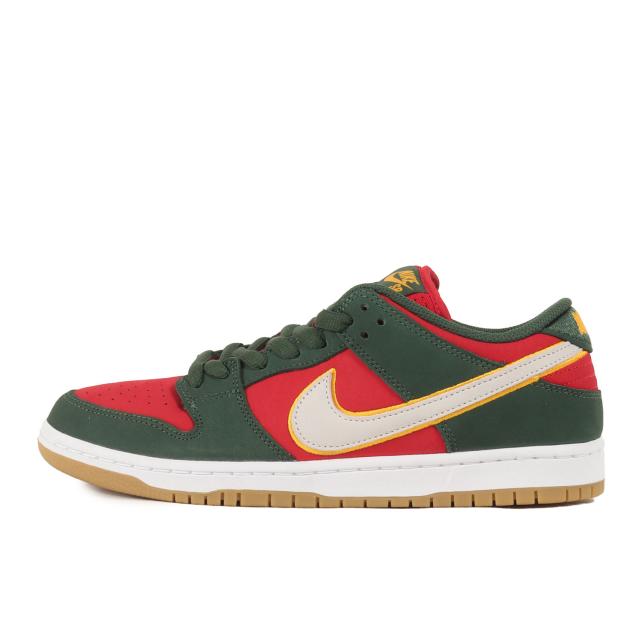 NIKE ナイキ サイズ:26.5cm / SB DUNK LOW PRO PRM SEATTLE SUPERSONICS (FZ1287-300) ダンク ロー プロ プレミアム シアトル スーパーソニックス / ファー ホワイト ユニバーシティーゴールド / US8.5 / ローカット スニーカー シューズ 靴【メンズ】【K4395】