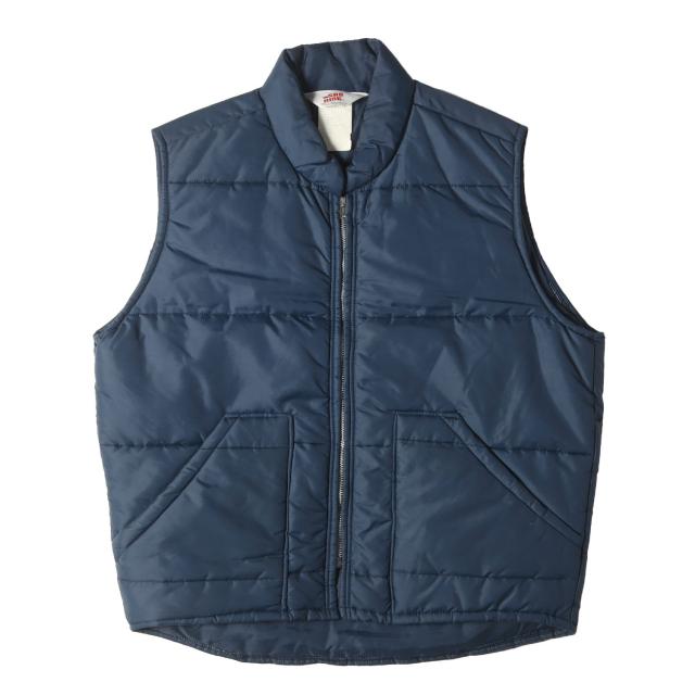 U.S.VINTAGE ベスト サイズ:M / 80s Sno-King ナイロン 中綿 ベスト (USA製) / ネイビー 紺 / 80年代 ヴィンテージ 古着 / アウター ジャケット ブルゾン 上着【メンズ】【中古】【K4398】