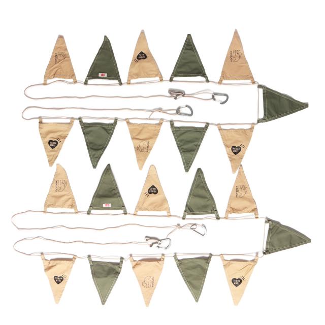 HUMAN MADE ヒューマンメイド 23SS NORDISK フラッグライン (Flagline Tent accessory ) / カーキ ベージュ / ブランド 小物 インテリア 雑貨【メンズ】【K4409】