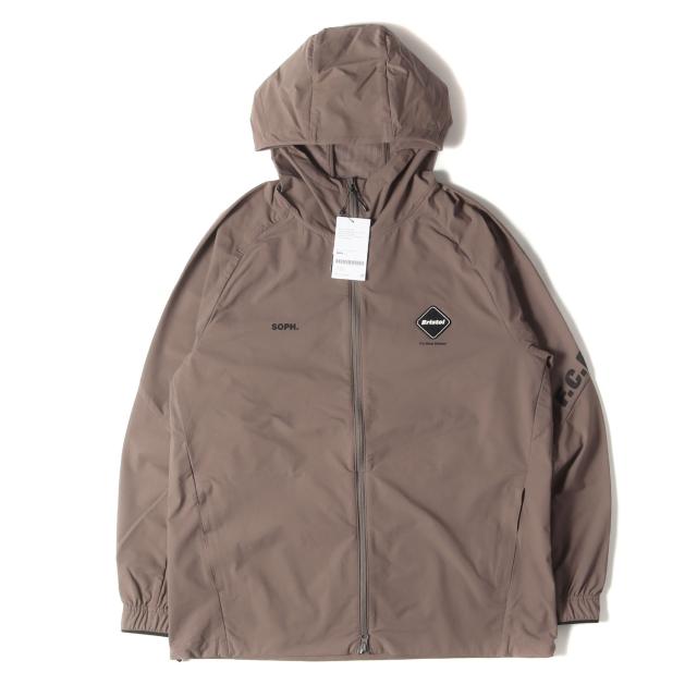 F.C.Real Bristol エフシーレアルブリストル ジャケット サイズ:XL / 25SS 4WAYストレッチ ベンチレーション アンセムジャケット (4WAY STRETCH VENTILATION ANTHEM JACKET) / ライトブラウン / アウター ブルゾン 上着【メンズ】【K4413】