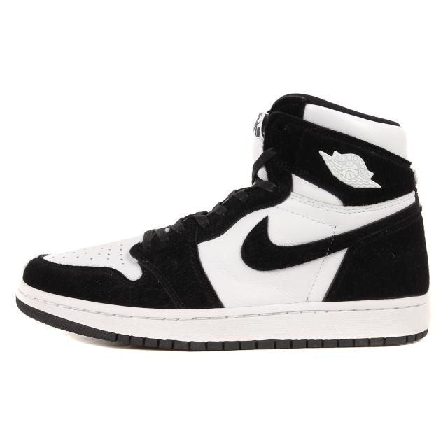 NIKE ナイキ WMNS AIR JORDAN 1 RETRO HIGH OG TWIST (CD0461-007) 2019年 エアジョーダン ブラック メタリックゴールド サイズ：WMNS US8 25.0cm スニーカー【メンズ】【中古】【美品】【K3535】