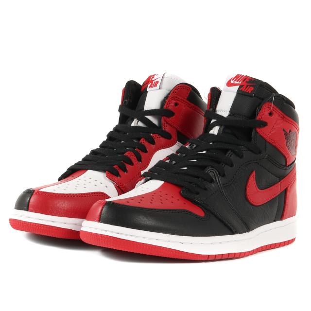 NIKE ナイキ スニーカー サイズ: US8(26.0cm) AIR JORDAN 1 RETRO HIGH OG NRG HOMAGE TO  861428-061 エアジョーダン ブラック ユニバーシティレッド シューズ 靴 ハイカット【メンズ】【K3492】