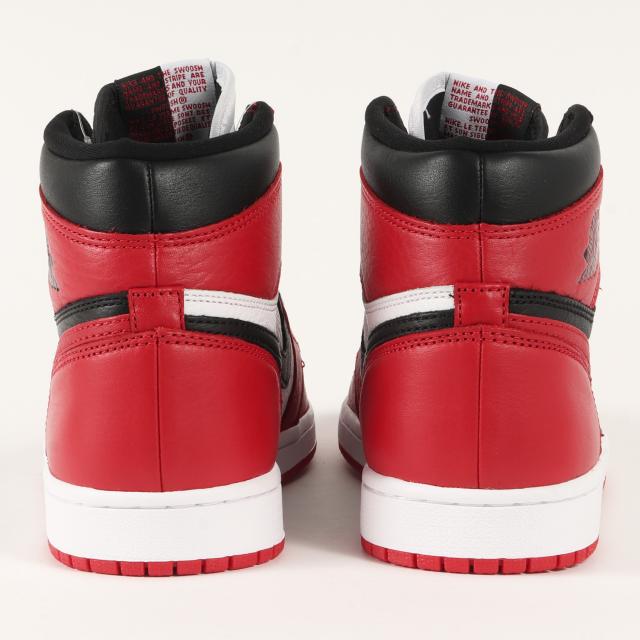 NIKE ナイキ スニーカー サイズ: US8(26.0cm) AIR JORDAN 1 RETRO HIGH OG NRG HOMAGE TO  861428-061 エアジョーダン ブラック ユニバーシティレッド シューズ 靴 ハイカット【メンズ】【K3492】