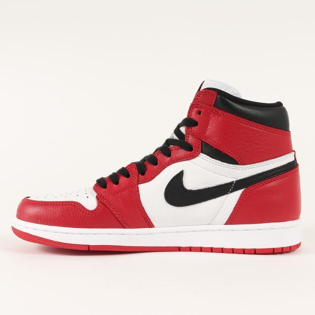 NIKE ナイキ スニーカー サイズ: US8(26.0cm) AIR JORDAN 1 RETRO HIGH OG NRG HOMAGE TO  861428-061 エアジョーダン ブラック ユニバーシティレッド シューズ 靴 ハイカット【メンズ】【K3492】