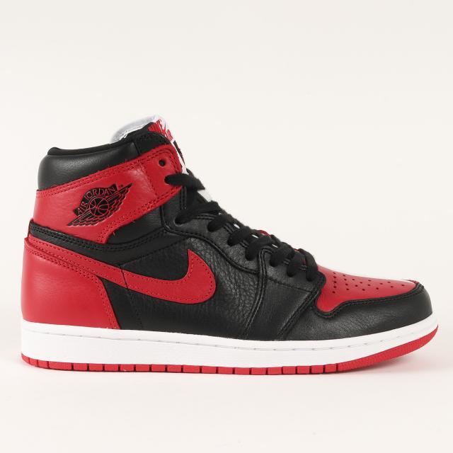 NIKE ナイキ スニーカー サイズ: US8(26.0cm) AIR JORDAN 1 RETRO HIGH OG NRG HOMAGE TO  861428-061 エアジョーダン ブラック ユニバーシティレッド シューズ 靴 ハイカット【メンズ】【K3492】