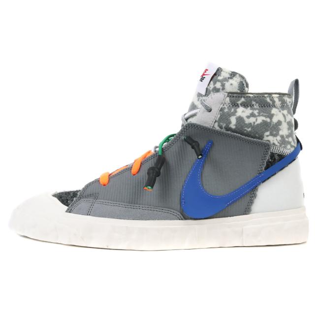 READYMADE レディメイド NIKE BLAZER MID / READYMADE VAST GREY (CZ3589-002) 21SS ナイキ ブレザー ミッド バストグレー バストグレー ペルシアンバイオレット サイズ：US8.5 26.5cm スニーカー コラボ 【メンズ】【K3679】