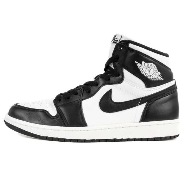 NIKE ナイキ サイズ:28.0cm AIR JORDAN 1 RETRO HIGH OG (555088-010) 2014年 エアジョーダン1 レトロ ハイ ブラック ホワイト 黒白 US10 スニーカー 【メンズ】【中古】【K3728】