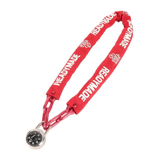 READYMADE レディメイド Girls Dont Cry チェーンロック (RMXGD Chainlock) / レッド / コラボ / ブランド ファッション アイテム 小物 雑貨【メンズ】【中古】【美品】【K4421】