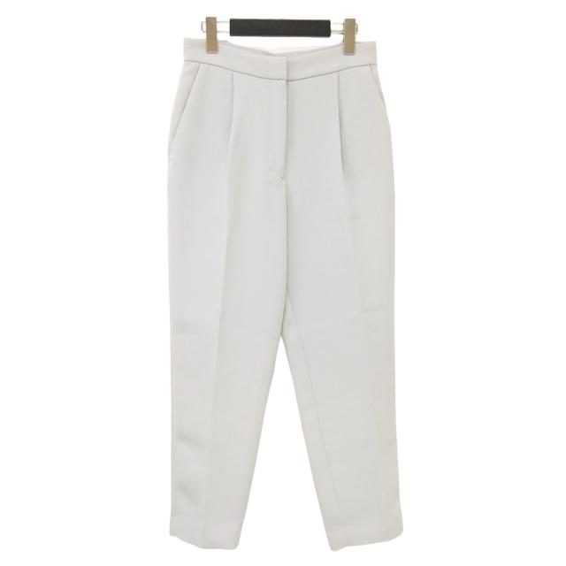 DES PRES デプレ パンツ ライトグレー サイズ:34(7号) / トリアセテート ポリエステル タック テーパード パンツ / トラウザーズ スラックス センタープレス / 日本製 / ボトムス ズボン【レディース】【中古】【K4423】