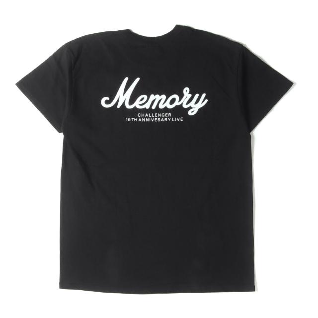 CHALLENGER チャレンジャー Tシャツ サイズ:L / 24SS 15周年記念 ライブ会場限定 クルーネック Tシャツ (15th MEMORY TEE) / ブラック 黒 / トップス カットソー 半袖【メンズ】【中古】【美品】【K4424】