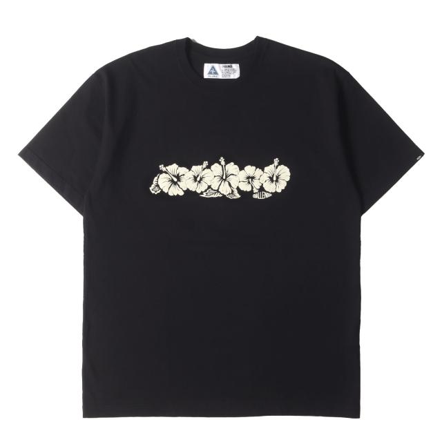 CHALLENGER チャレンジャー Tシャツ サイズ:XL / 24SS ハイビスカス クルーネック Tシャツ (HIBISCUS TEE) / ブラック 黒 / トップス カットソー 半袖【メンズ】【中古】【美品】【K4430】