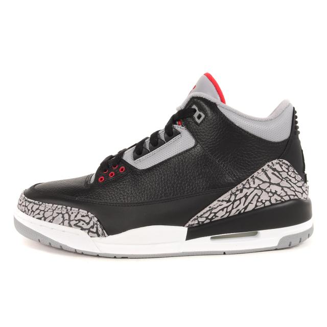 NIKE ナイキ サイズ:28.5cm AIR JORDAN 3 COLLEZIONE COUNT DOWN PACK (340254-061) エアジョーダン3 コレジオーネ カウントダウンパック ブラック セメントグレー US10.5 スニーカー シューズ 靴【メンズ】【K3980】