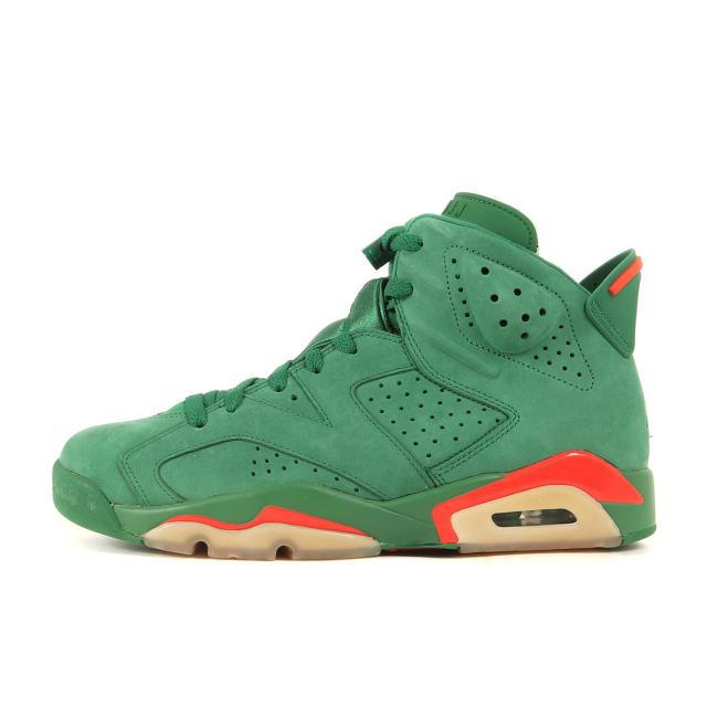 NIKE ナイキ サイズ:26.5cm / AIR JORDAN 6 RETRO GATORADE (AJ5986-335) エアジョーダン6 レトロ ゲータレード / パイングリーン / US8.5 / ハイカット スニーカー シューズ 靴 バッシュ【メンズ】【K4442】