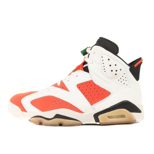 NIKE ナイキ サイズ:27.0cm / AIR JORDAN 6 RETRO GATORADE (384664-145) エアジョーダン6 レトロ ゲータレード / サミットホワイト ブラック チームオレンジ / US9 / ハイカット スニーカー シューズ 靴 バッシュ【メンズ】【K4442】