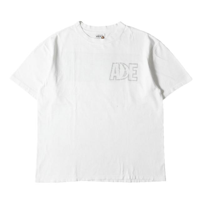 A BATHING APE ア ベイシング エイプ Tシャツ サイズ:L / 90s 初期 吹き出しタグ SKATETHING グラフィック クルーネック Tシャツ (ONEITAボディ) / ホワイト 白 / 90年代 アーカイブ / トップス カットソー 半袖【メンズ】【中古】【K4444】