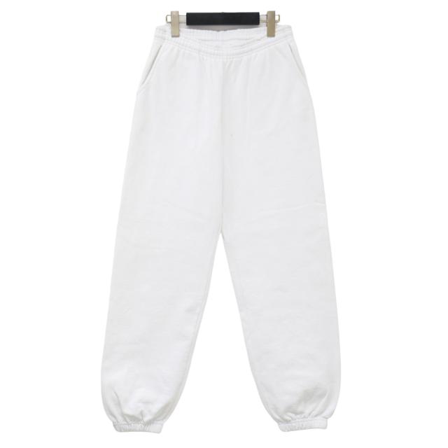 LOS ANGELES APPAREL ロサンゼルスアパレル パンツ ホワイト 白 サイズ:S / ヘビーウェイト スウェット パンツ / HEAVY FLEECE SWEATPANTS 14OZ 裏起毛 コットン / ボトムス ズボン / アメリカ製【レディース】【中古】【K4445】