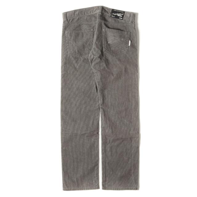 NEIGHBORHOOD ネイバーフッド パンツ サイズ:M / 00s ナロー コーデュロイパンツ / チャコール / 00年代 アーカイブ / ボトムス ズボン【メンズ】【中古】【K4449】