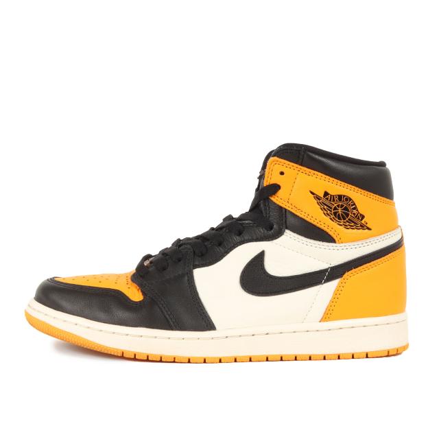 NIKE ナイキ サイズ:27.5cm / AIR JORDAN 1 RETRO HIGH OG TAXI (555088-711) / エアジョーダン1 レトロ ハイ / タクシー ブラック / US9.5 / ハイカット スニーカー シューズ 靴【メンズ】【中古】【美品】【K4449】