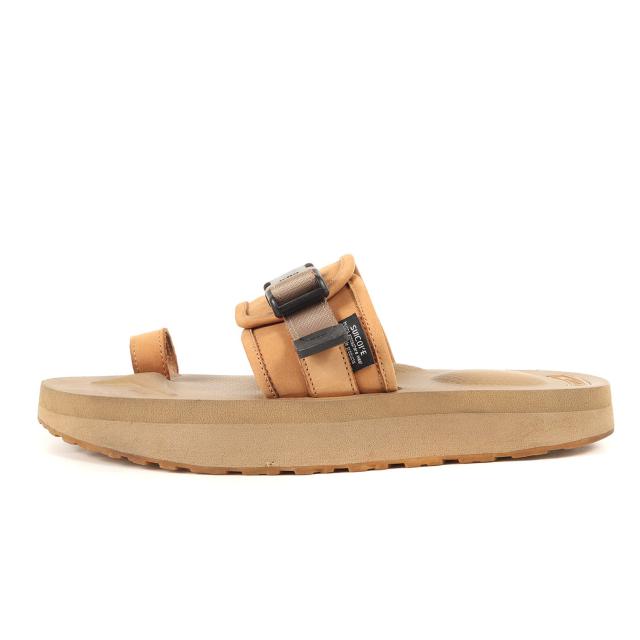 NONNATIVE ノンネイティブ サンダル サイズ:US8(26.0cm) / SUICOKE ハンター サンダル (HUNTER SANDAL) / ベージュ / コラボ シューズ 靴【メンズ】【中古】【K4455】