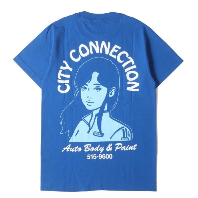 ON AIR オン エアー Tシャツ サイズ:S / KYNE レディーグラフィック クルーネック Tシャツ / ブルー / トップス カットソー 半袖【メンズ】【K4456】