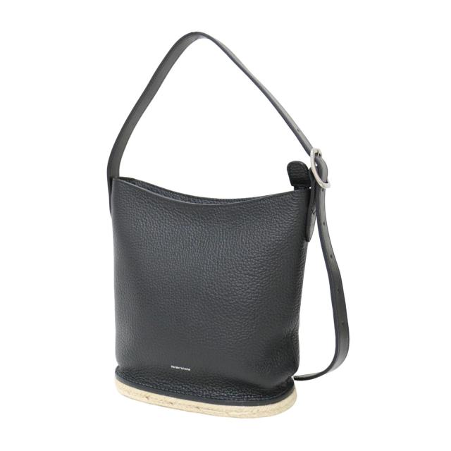 Hender Scheme エンダースキーマ ジュート バッグ スモール / jute bag small ショルダーバッグ ワンハンドル 肩掛け カウレザー / ブラック 黒 / ブランド カバン【レディース】【中古】【美品】【K4458】