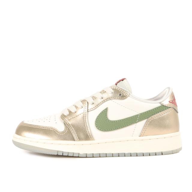 NIKE ナイキ サイズ:23.0cm / AIR JORDAN 1 RTR LOW OG CNY GS CHINESE NEW YEAR (FQ6593-100) / エアジョーダン1 ロー チャイニーズ ニューイヤー / セイル オイルグリーン / US4Y / ローカット スニーカー シューズ 靴【メンズ】【K4460】