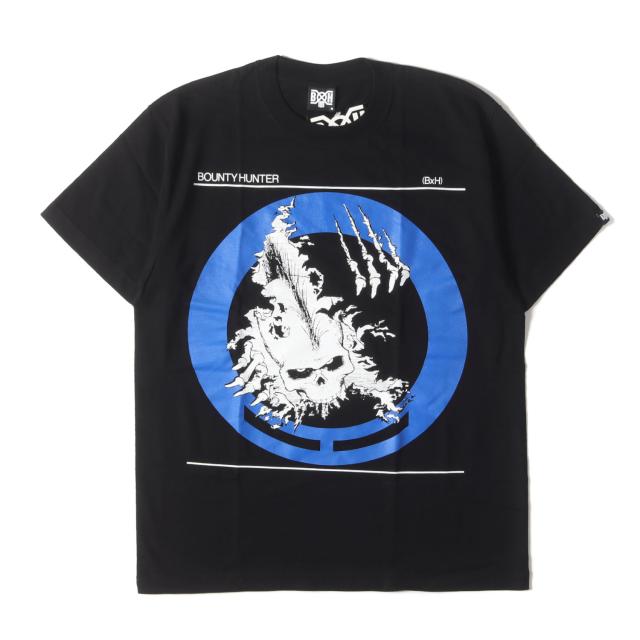 BOUNTY HUNTER バウンティーハンター Tシャツ サイズ:M / GERMS ロゴ クルーネック Tシャツ / ブラック 黒 / トップス カットソー 半袖【メンズ】【K4463】