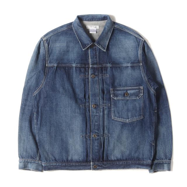 Ron Herman ロンハーマン ジャケット サイズ:XL / 23AW UNION LAUNCH デニム トラッカー ジャケット (CWB JACKET 3820400096) / インディゴ / 日本製 / アウター Gジャン ブルゾン 上着 / コラボ【メンズ】【中古】【美品】【K4464】