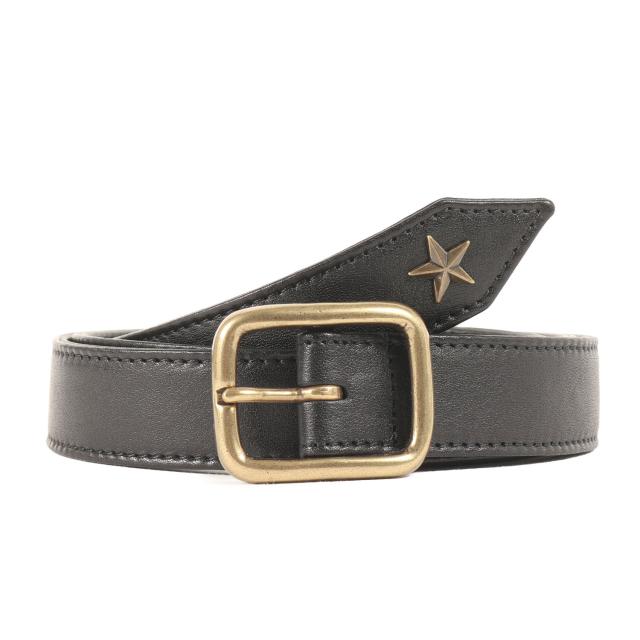 GOD SELECTION XXX ゴッド・セレクション・トリプルエックス ベルト ブラック 黒 / 23AW スタースタッズ レザー ベルト (BELT) / ブランド ファッション アイテム 小物【メンズ】【K4469】