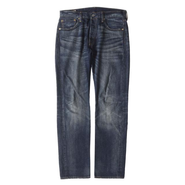 Levis リーバイス パンツ サイズ:32×32 / LEVIS PREMIUM 501 Big E レザーパッチ デニムパンツ (00501-1485) / インディゴ / ボトムス ジーンズ ジーパン【メンズ】【中古】【美品】【K4470】
