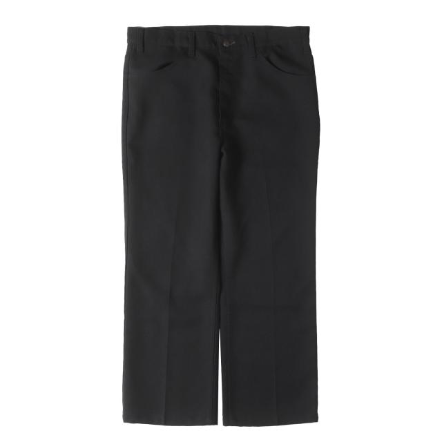 【希少 ブラック】Levis / vintage ヴィンテージ リーバイス パンツ サイズ:36×30 / 80s 10517-6159 フレア ポリエステル パンツ / STA-PREST スタプレスト / ブラック 黒 / 80年代 古着 / ボトムス ズボン【メンズ】【中古】【K4470】