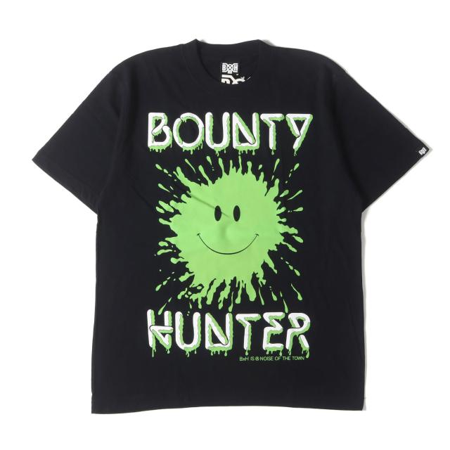 BOUNTY HUNTER バウンティーハンター Tシャツ サイズ:M / グラフィックプリント クルーネック Tシャツ / ブラック 黒 / トップス カットソー 半袖【メンズ】【K4471】