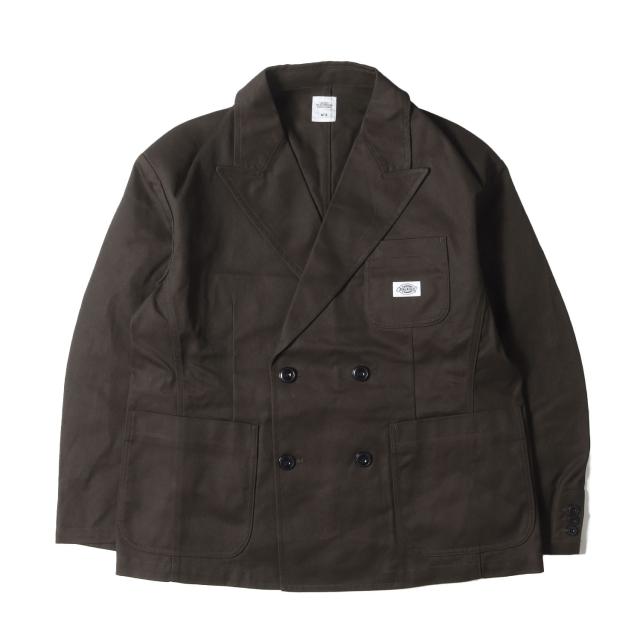 BEDWIN ベドウィン ジャケット サイズ:3 24SS Dickies ピークドラペル ダブルブレスト ジャケット Ex.DOUBLE BREATSED JACKET BOND ブラウン アウター ブルゾン 上着【メンズ】【中古】【K4202】