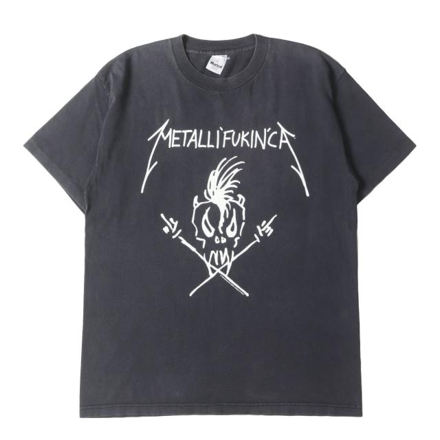 Vintage Music Item 90s LLICA LLI FUKIN CA Tシャツ (Murinaボディ / USA製) / ブラック 黒 / サイズ:XL / 90年代 ヴィンテージ 古着 / トップス カットソー 半袖【メンズ】【中古】【K4474】